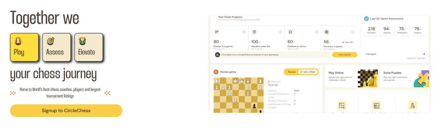 CircleChess Develops World’s first AI Chess Coach - CAISSA APP!
