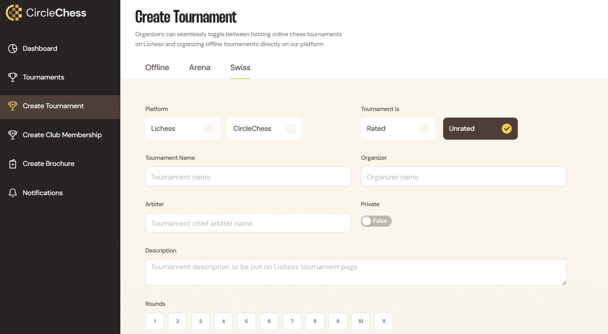 CircleChess Manager App: A Modern Chess Tournament Software