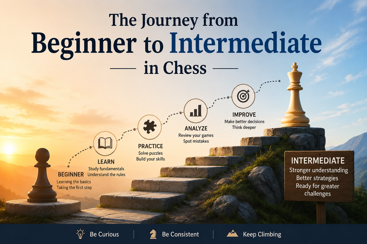 The Journey from Beginner to Intermediate in Chess - CircleChess